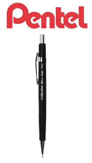 Lapiseira Tecnica Pentel 0,7mm P-207 Sharp Preto Fosco - Lapiseira ...
