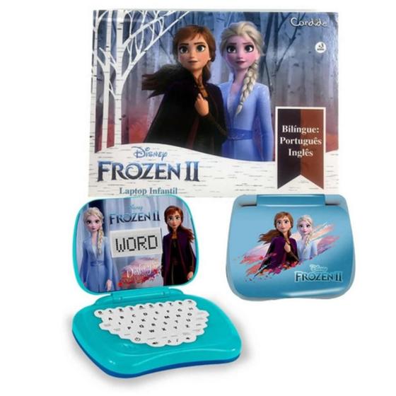 Laptop Frozen 2 Disney Bilingue Interativo 8303 Infantil Atividade ...