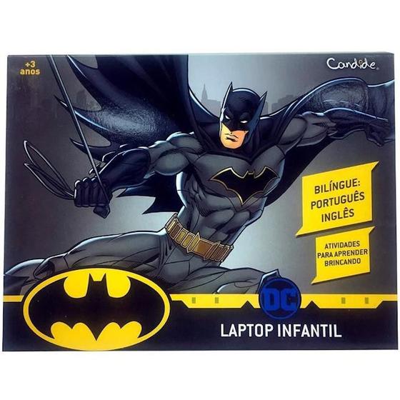 Laptop Infantil Educativo Batman Bilíngue Candide 9041 - Laptop ...