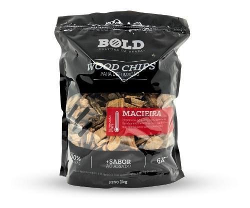 Lascas De Lenha Para Defumação Macieira 1kg - Bold Brasa - Lenha para ...
