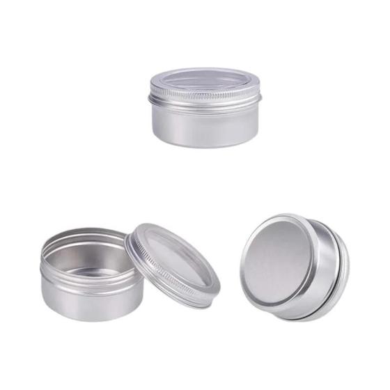 Lata De Alumínio Preta Fosca Grande De 8oz, Latas Redondas De Metal Com ...