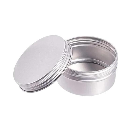 Lata Grande De Alumínio Preto Fosco, Latas Redondas De Metal De 8 Onças ...