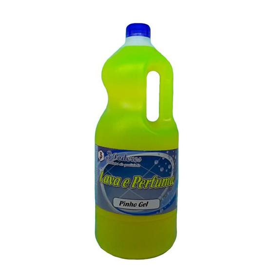 Lava e Perfuma 3 Poderes 2LTS - Pinho Gel - Água Sanitária - Magazine Luiza