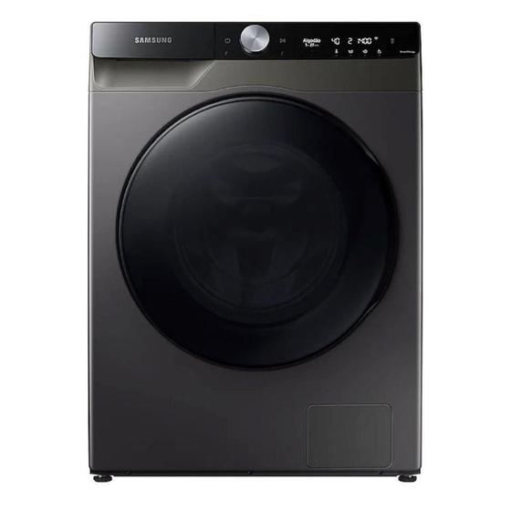 Lava e Seca Samsung 13 kg WD13T 3 em 1 Inox Look com Ecobubble, Lavagem ...