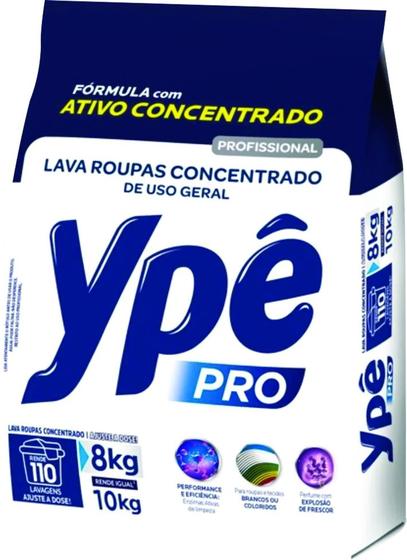 Lava Roupas Concentrado em Pó Ypê Pro 8Kg - Sabão em Pó - Magazine Luiza