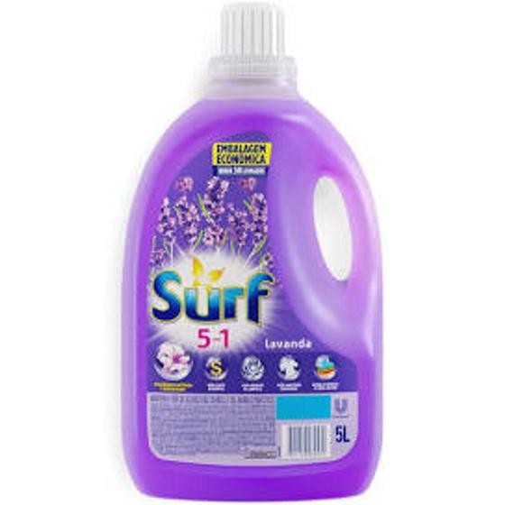 Lava Roupas Líquido Surf lavanda 5 litros - Omo - Sabão Líquido ...
