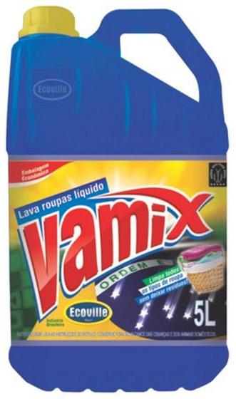 Lava Roupas Liquido Vamix 5L - Ecoville - Sabão Líquido - Magazine Luiza