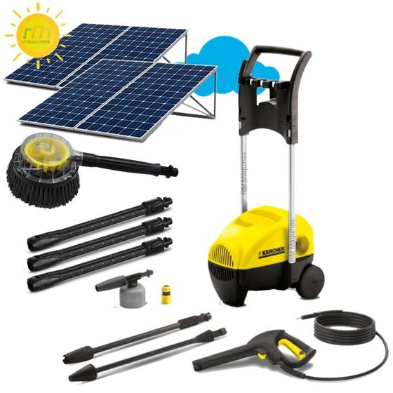 Lavadora Alta Pressão Karcher K3.30 Kit Limpeza Placa Solar - Lavadora de Alta Pressão ...