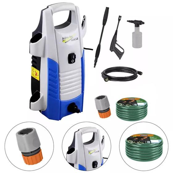 Lavadora de alta pressão 1400w hidro lav + mangueira 10m + engate - Schulz - Lavadora de Alta ...