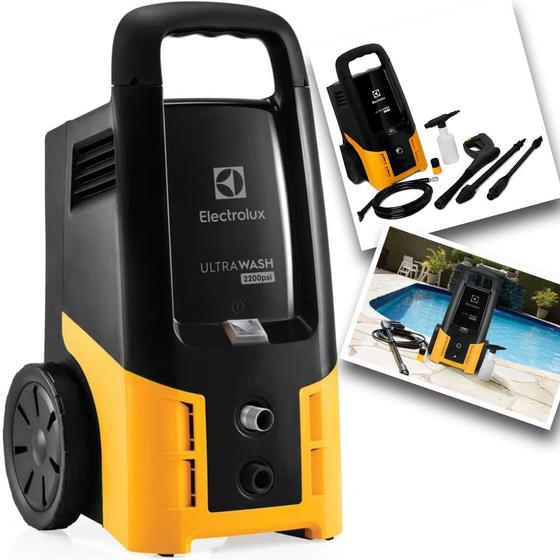 Lavadora de Alta Pressão Lava Jato Electrolux UWS31 2200 Libras 1800W ...