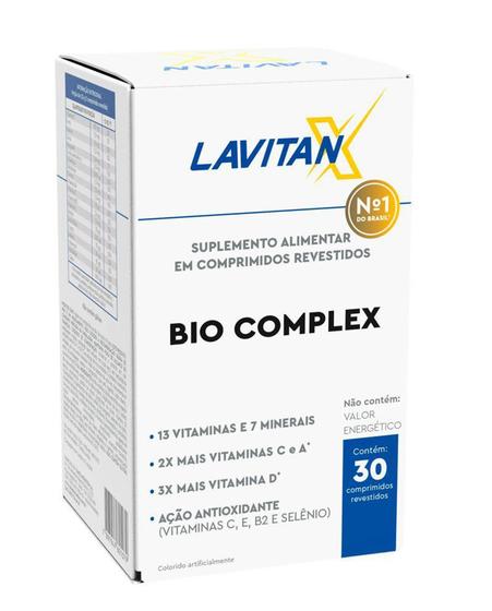 Lavitan Bio Complex C/30 Vitaminas Suplemento Alimentar ...