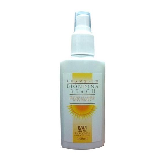 Leave In Biondina Beach Anaconda Cosméticos 140ml - Leave in Capilar ...