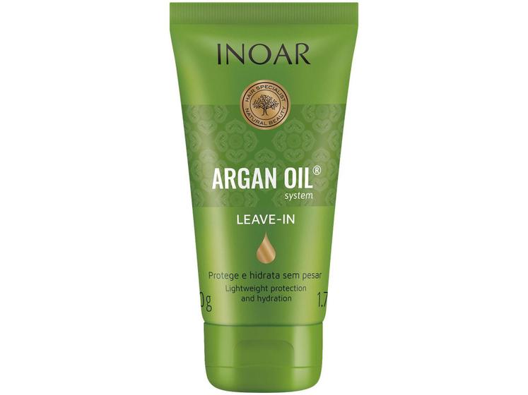 Leave-in Inoar Argan Oil 50g - Leave in Capilar - Magazine Luiza