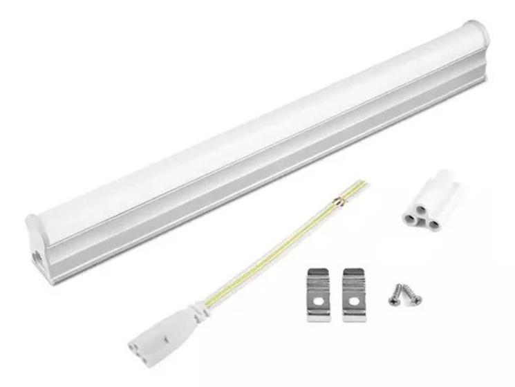 Led Tubular T5 60cm 9w C/ Calha Acoplada Completa 3000k - MB LED - Lâmpada Tubular - Magazine Luiza