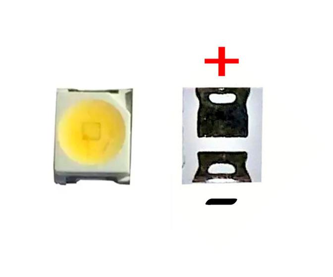 Led tv lg 3v 1w 2835 Original positivo lado maior 3528 Diversos modelos ...