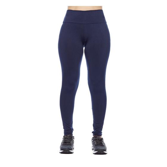 Legging feminina adulto lisa basica suplex fitness uniforme academia ...
