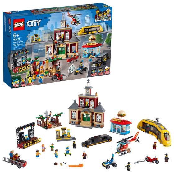 LEGO City Praça Principal 60271 (1517 Peças) - Brinquedo de Construção ...