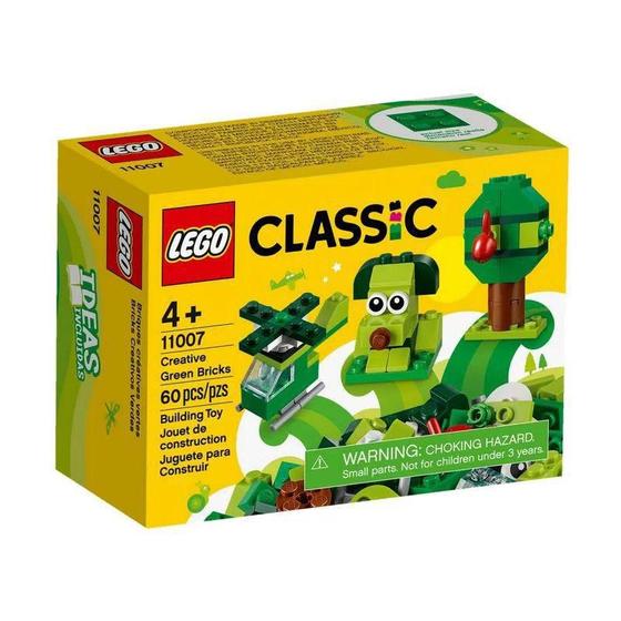 Lego Classic Lego Peças Verdes Criativos - 4111 - Brinquedos de Montar ...