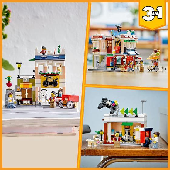Lego Creator 31131 - 3 Em 1 Loja De Macarrão Do Centro - Brinquedos de ...