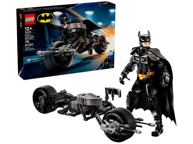 LEGO DC Batman Figura de Construção do Batman - e a Motocicleta Bat-Pod ...