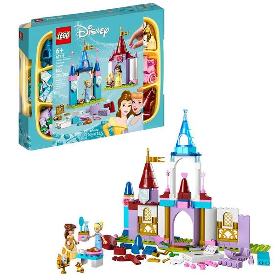 LEGO Disney Princess Castelos Criativos Cinderela E Bela 43219 Lego ...