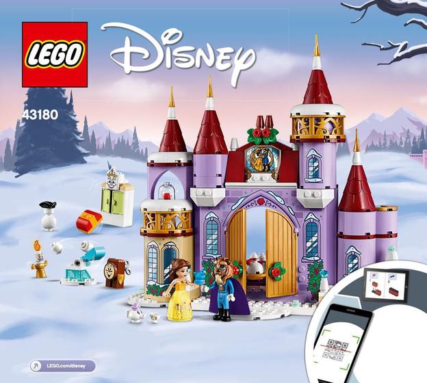 Lego Disney Princess Inverno Castelo Bela 238 Peças 3+ - Brinquedos de ...