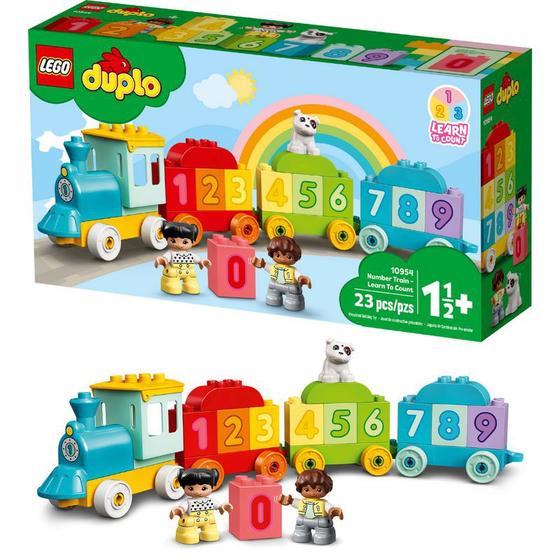 LEGO Duplo Trem dos Números Aprender a Contar 18+ Meses - Ref. 10954 ...