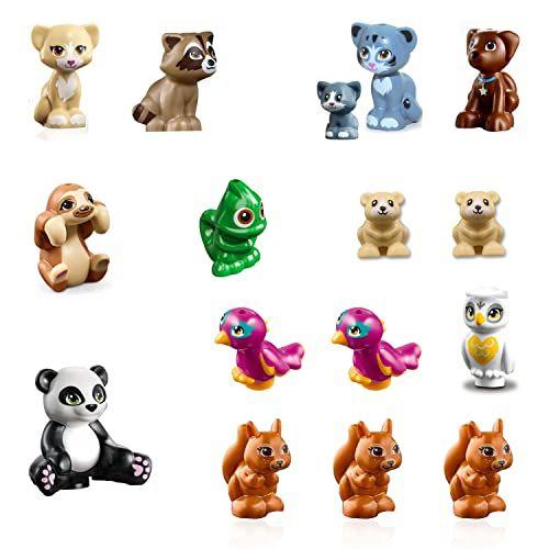 LEGO Friends Animals Pack - 16 Vários Animais do Zoológico e da Selva ...