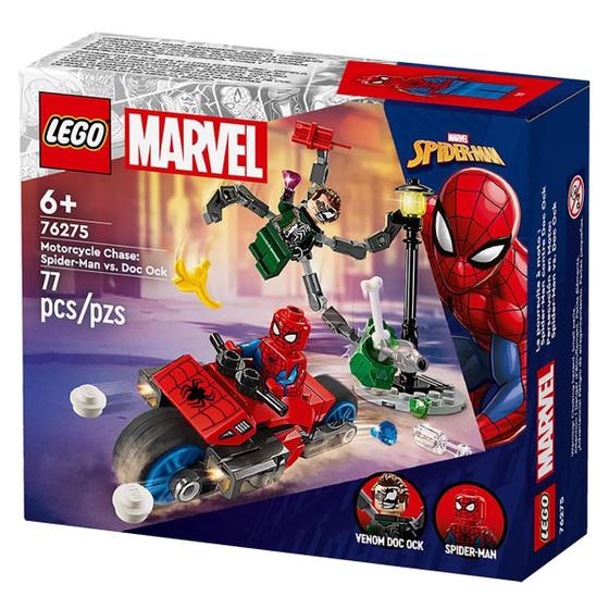 Lego Marvel - 76275 Perseguição Homem Aranha Vs Doc Ock - Blocos de ...