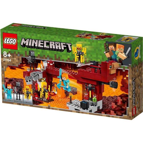 Lego Minecraft 21154 A Ponte Flamejante Blaze Bridge - Brinquedos de ...