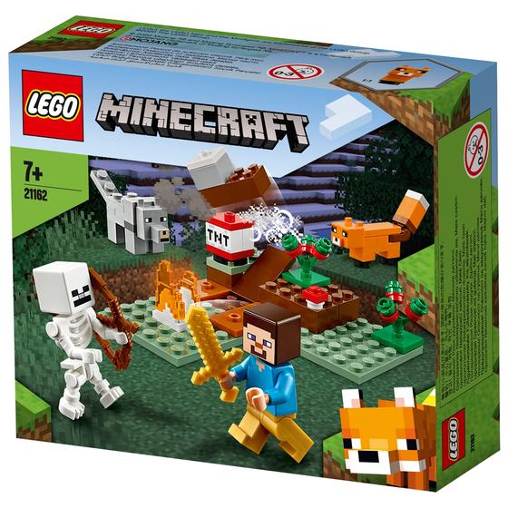 Lego Minecraft 21162 A Aventura Em Taiga 74 Peças - Brinquedos de ...