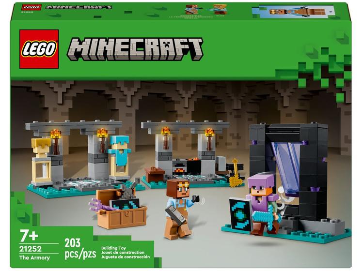 LEGO Minecraft O Arsenal 21252 - 203 Peças - Blocos de Montar ...