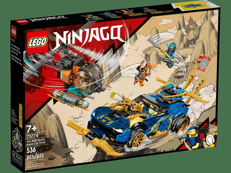 LEGO Ninjago - Carro de Corrida EVO do Jay e da Nya - 71776 ...