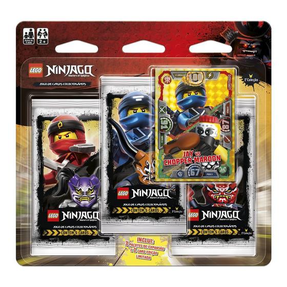 Lego Ninjago Cartas - Blister Triplo com 16 Cards - Jay X Chopper ...