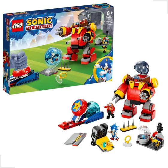 Lego Sonic Vs Robô Death Egg Do Dr Eggman 76993 Bloco Montar 615 Peças ...