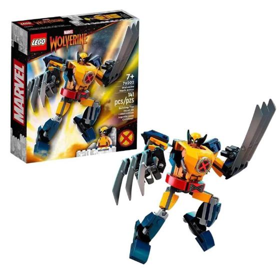LEGO Super Heroes Marvel - Armadura do Robô do Wolverine - 141 peças ...