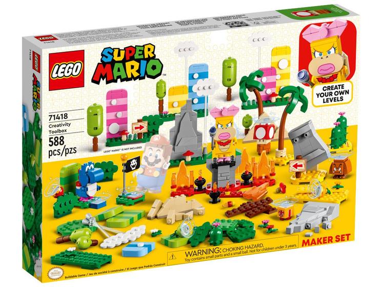 LEGO Super Mario Conjunto Caixa de Ferramentas - Criativa 588 Peças ...