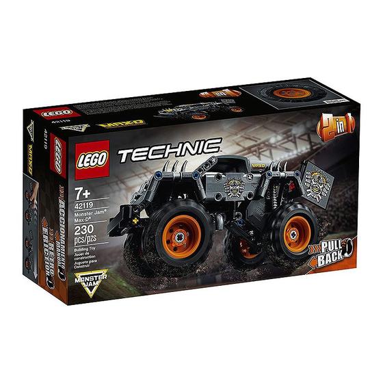 LEGO Technic 2 em 1 Monster Jam Max-D 230 pçs - 42119 - Brinquedos de ...