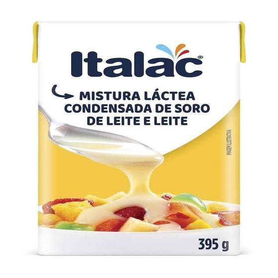 Leite Condensado Italac Mistura Láctea UHT 27x395g - Leite Condensado ...