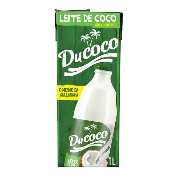 Leite de Coco Ducoco Tetra Pack 1 Litro - Embalagem com 12 Unidades ...