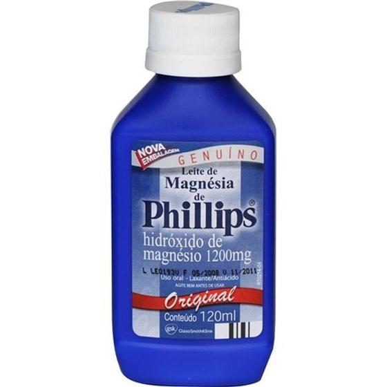Leite de magnesia phillips original 120ml - Aspen - Medicamentos ...