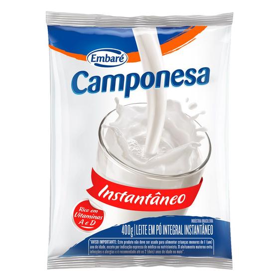 Leite em Pó Camponesa Instantâneo 400g - Leite em Pó - Magazine Luiza