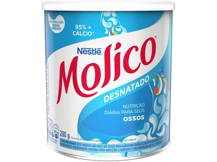 Leite em Pó Desnatado Molico - 280g - Nestlé - Leite em Pó - Magazine Luiza