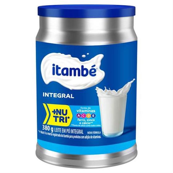 Leite em Pó Integral Itambé + Nutri Vitamina A,C,D,E 380g - Leite em Pó ...