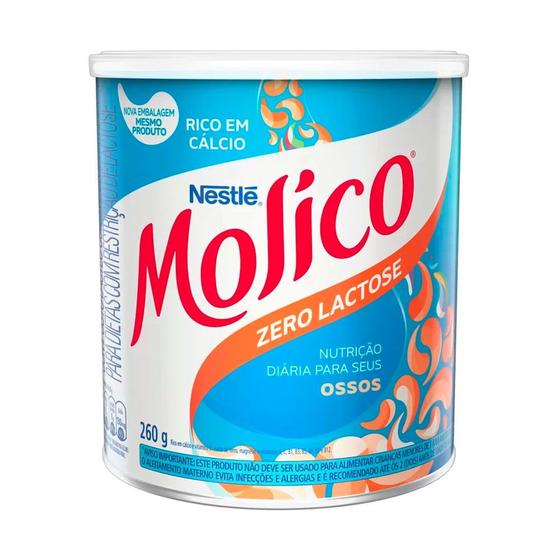 Leite em Pó Zero Lactose Molico Nestlé 260g - Leite em Pó - Magazine Luiza