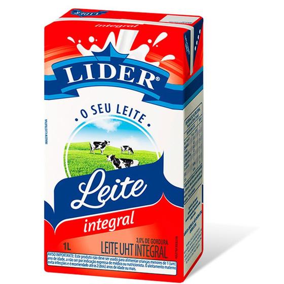 Leite Uht Lider Integral 1l - Leite - Magazine Luiza