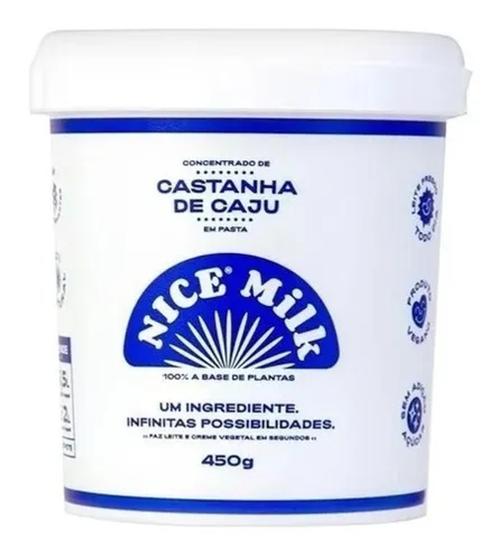 Leite Vegetal Castanha De Caju Vegano 100% Natural Nice Milk - Bebida de Castanha - Magazine Luiza