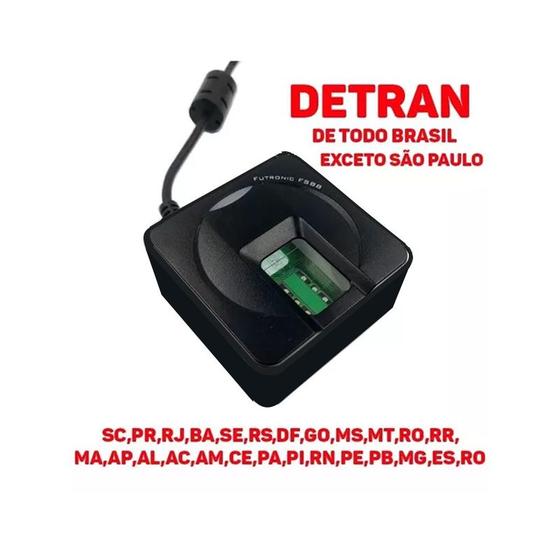 Leitor Biometrico Futronic FS88 Dedo Vivo - Leitor Biométrico ...