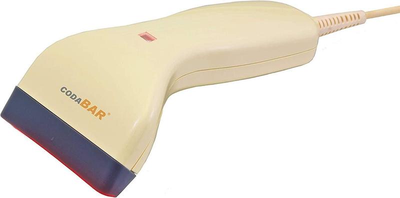 Leitor De Códigos De Barras Codabar Bege Com Cabo Usb - Barcodenet ...