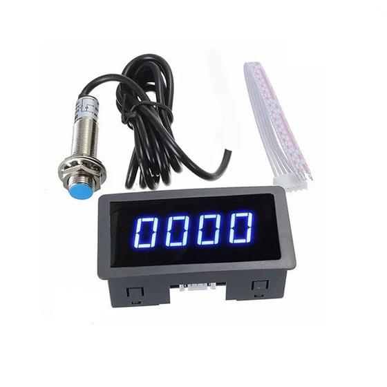 Leitor Digital Rpm Sensor Indutivo Tacômetro, Velocímetro + Sensor M12 ...